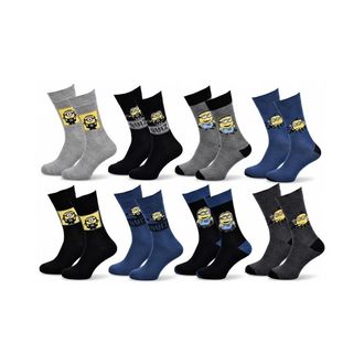 LES MINIONS Minions - Chaussettes Homme Licence Pack (Lot) 8 Paires 3667