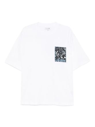 Lacoste t-shirt à imprimé graphique - Blanc