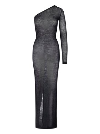 Rick Owens One-Shoulder Maxi Dress