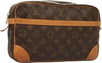 Louis Vuitton Pre-owned Toile pochettes-minaudieres - Femme - Pre-owned - Brun - Taille: ONE Size