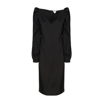 Bottega Veneta Midi Kleider - - Dresses - Damen - Schwarzk - XS