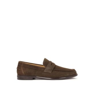Kazar Klassische Loafer aus braunem Wildleder - - Shoes - Herren - Braun - 44 EU