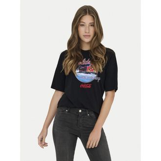 Only T-Shirt Coca Cola 15355794 Schwarz Regular Fit