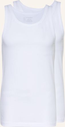 Schiesser 2er-Pack Unterhemden 95/5 weiss