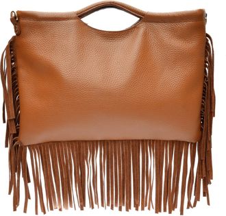 Isabella Rhea Braune Ledertasche