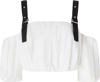 Pinko Pinko, Femme, Blouses et Chemises, Blanc, Taille: 38 FR Top Raul