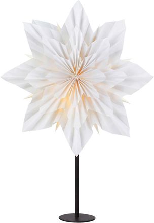 Marksl&ouml;jd Dekostern, Wei&szlig;, Papier, Stern, Stern, 43x65x14 cm, stehend, zum Stellen, Dekoration, Weihnachtsdekoration, Adventssterne