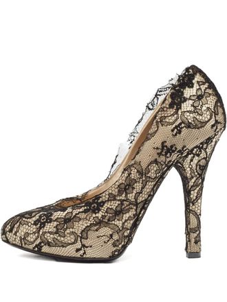 Dolce & Gabbana escarpins à détail de dentelle 120 mm - Tons neutres