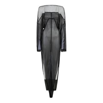 Rick Owens Temple Collage Gown - - Dresses - Damen - Schwarzk - S