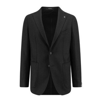 Tagliatore Homme, Vestes, Noir, Taille: 2XL Blazer Noir avec Boutons en M&eacute;tal