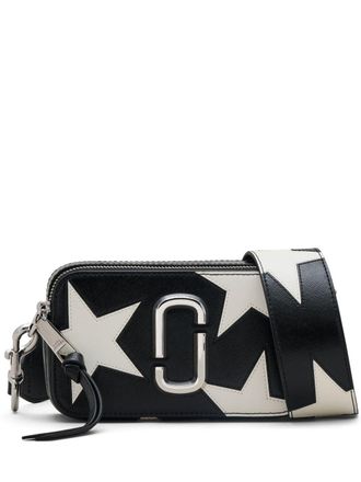 Marc Jacobs sac à bandoulière The Star Patchwork Snapshot - Noir