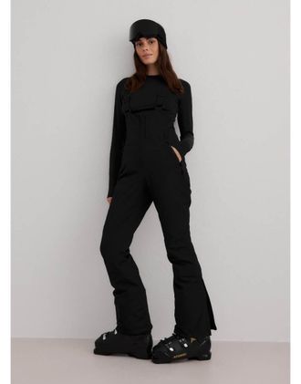 Aim'n Black Vermont - Wattierte Latzhose in Schwarz