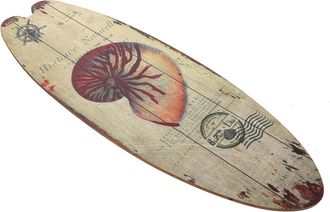 Artibetter Sommer Surfboard Holzschild Retro Strand Deko Holz Wandanh&auml;nger K&uuml;stenstil Tropische Meeresdeko f&uuml;r Wohnzimmer Bar Haus Party