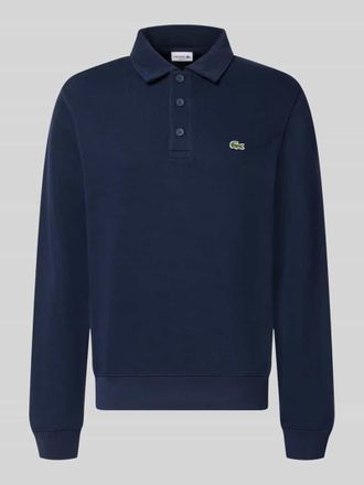 Lacoste Regular Fit Sweatshirt aus reiner Baumwolle
