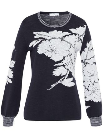 Peter Hahn Rundhals-Pullover Peter Hahn mehrfarbig