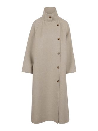 Jovonna London Langer Mantel - Beige