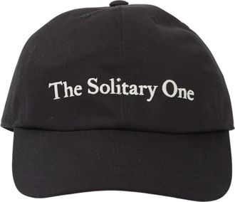 Ann Demeulemeester Femme, Accessoires, Noir, Taille: ONE Size TEM Casquette de baseball avec broderie The Solitary One
