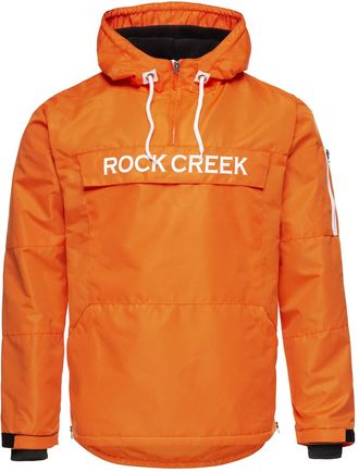 Rock Creek Herren Windbreaker Jacke &Uuml;bergangsjacke Anorak Schlupfjacke Kapuze Regenjacke Winterjacke Herrenjacke Jacket H-167 Orange 3XL
