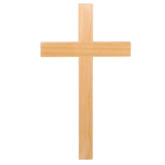 BESPORTBLE Wandkreuz aus Holz, Jesuskreuz-Ornament, Dekoratives Religi&ouml;ses Kreuz f&uuml;r Christliches Gebet, Taufe, Konfirmation, Als Dekoration f&uuml;r Zuhause Und Kirc