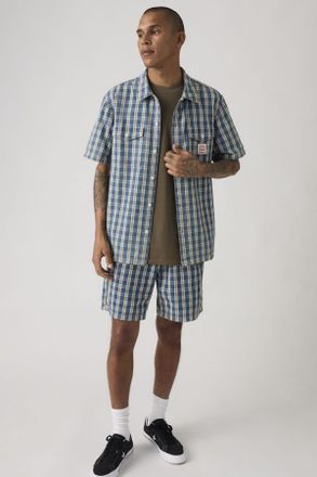 Levi's Short Taille &Eacute;lastique Work - Homme - Bleu / Summer Check Short - XL