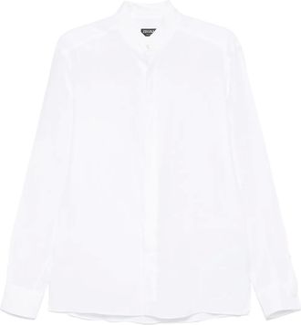 Ermenegildo Zegna chemise en lin - Blanc