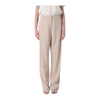 Emporio Armani Pantalon &agrave; Boutons - Femme - Pantalons - Beige - Taille: 44 FR
