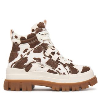 Buffalo Schn&uuml;rschuhe Buffalo Aspha Nc Mid 16398 Creme