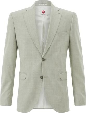 CG - Club of Gents Festliches Anzugsakko aus Schurwolle mit Struktur, Slim Fit in