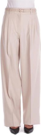 Max Mara Femme, Pantalons, Beige, Taille: 42 FR Entrata Pantalons