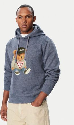 Guess Sweatshirt M6BQ31 K6562 Blau Regular Fit