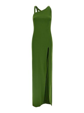 The Attico Robe Au Genou - Vert