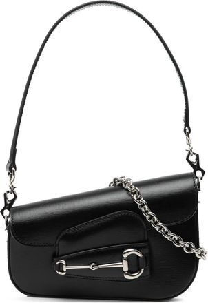 Gucci Hobo Bags - Mini Leather Asymmetric Horsebit 1955 Satchel - Gr. unisize - in Braun - für Damen