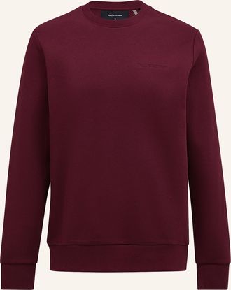 Peak Performance M Original Small Logo Crew Sweatshirtpullover rot