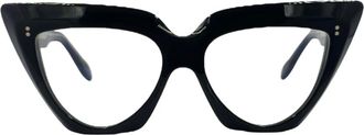 Cutler and Gross Femme, Accessoires, Noir, Taille: ONE Size Lunettes de soleil oeil-de-chat maximalistes