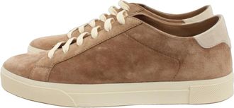 Brunello Cucinelli Homme, Chaussures, Beige, Taille: 42 1/2 EU Vulky Suede Baskets