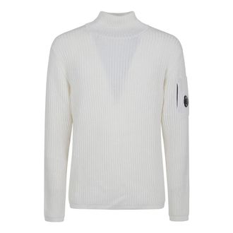 C.P. Company Wei&szlig;er Pullover Aw25 Leicht Komfort Stil - - Knitwear - Herren - Wei&szlig; - L