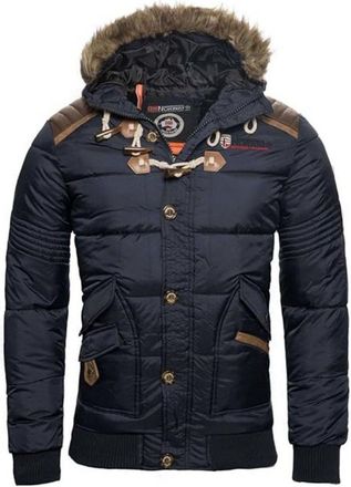 Geographical Norway Winterjacke Herren Outdoor Jacke Belphegor (Packung, 1-St., S bis 3xl) Gef&uuml;ttert