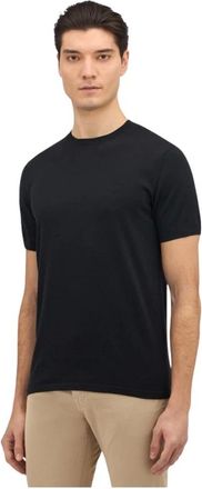 Brooks Brothers Homme, Pulls, Noir, Taille: XL Pull &agrave; Manches Courtes en Coton Mako