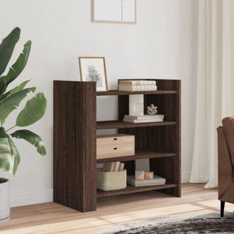 vidaXL Buffet ch&ecirc;ne marron 73,5x35x75 cm bois ding&eacute;nierie vidaXL