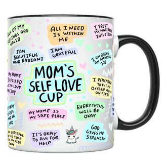 Generic Selbstf&uuml;rsorge-Mama Kaffeetassen Modernes Kaffeetasse Mit Henkel Teetasse F&uuml;r Tee B&uuml;ro Kaffee 330Ml