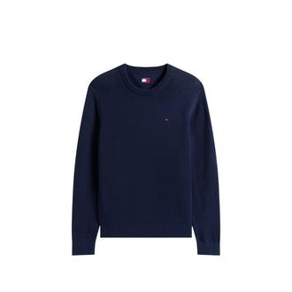 Tommy Hilfiger Pull slim maille &agrave; logo en coton