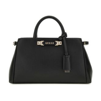 Guess Femme, Sacs, Noir, Taille: ONE Size Anadela 3 Compartiments Satchel Sac