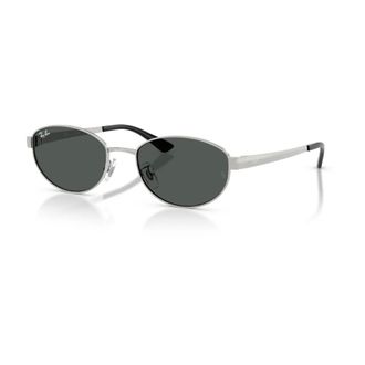 Ray-Ban unisex, Accessoires, Gris, Taille: 55 MM Oval Lunettes de soleil