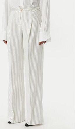 HUGO BOSS Stoffhose Hejuly 50559202 Wei&szlig; Loose Fit