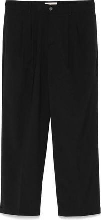 The Editor Homme, Pantalons, Noir, Taille: XL Pantalon à plis