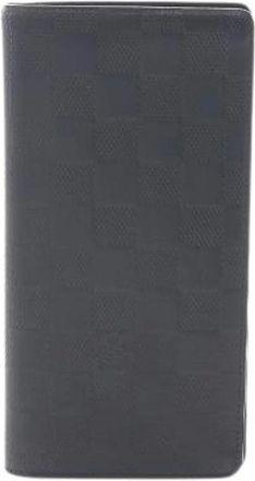 Louis Vuitton Portefeuille Brazza Damier Infini Cuir Long Wallet Pre-owned - Homme - Pre-owned - Noir - Taille: ONE Size