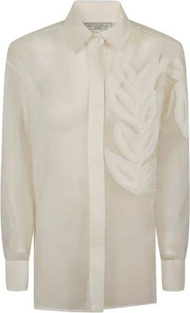 Antonelli Femme, Blouses et Chemises, Blanc, Taille: 38 FR Chemises