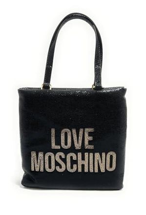 Moschino Sac femme Love main/bandouli&egrave;re soft pl noir BS26MO52 JC4102PP1OLK0000 Taille du sac: PETIT