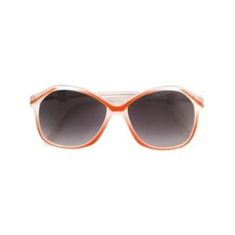 Saint Laurent Pre-owned Acetat sonnenbrillen - - Pre-owned - Damen - Braun - ONE SIZE