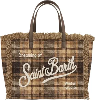 MC2 Saint Barth Colette Wool Tartan - Femme - Sacs - Multicolore - Taille: ONE Size